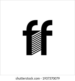 Ff Logo Design Vector Sign Stock Vector (Royalty Free) 1937370079 ...