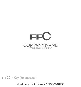 Ffc Letter Key Logo Icon Sign Stock Vector (Royalty Free) 1360459802 ...