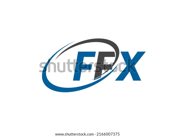 Ffx Letter Creative Modern Elegant Swoosh Stock Vector (Royalty Free ...