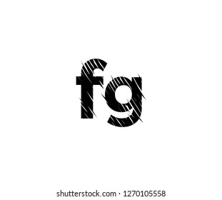 Fg Letter Scratch Hand Drawn Chalk: เวกเตอร์สต็อก (ปลอดค่าลิขสิทธิ์ ...