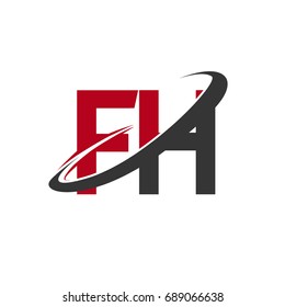 Fh Initial Logo Company Name Colored: เวกเตอร์สต็อก (ปลอดค่าลิขสิทธิ์ ...