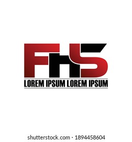 Vektor Stok Shs Letter Monogram Logo Design Vector (Tanpa Royalti ...