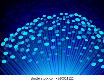 Fiber Optic Blue Lighting Graphic Vector: เวกเตอร์สต็อก (ปลอดค่า ...