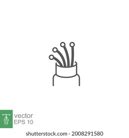Fiber Optic Cable Broadband Icon Fibre Stock Vector (Royalty Free ...