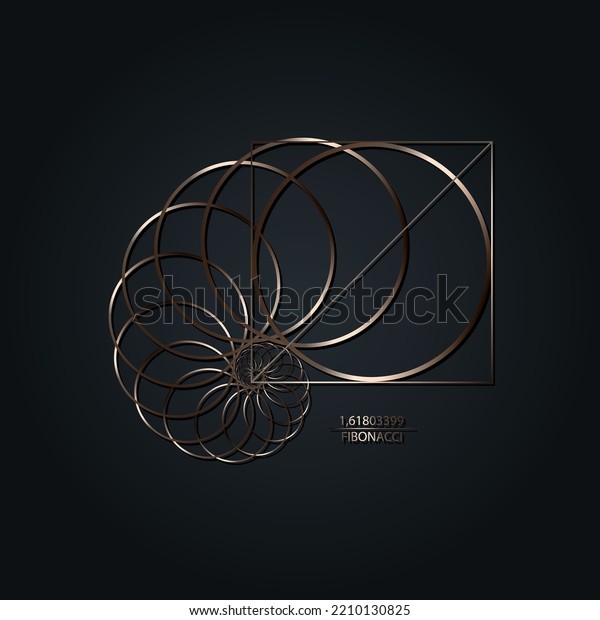 Fibonacci Sequence Circle Golden Ratio Geometric: เวกเตอร์สต็อก (ปลอด ... Fibonacci Sequence Circle Golden Ratio Geometric: เวกเตอร์สต็อก (ปลอด ...