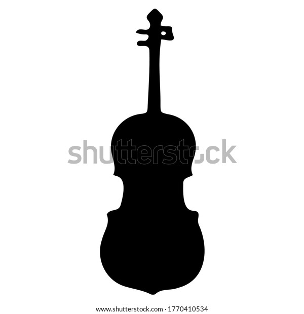 Fiddle Musical Instrument Vector Isolated Stock Vector (Royalty Free ...