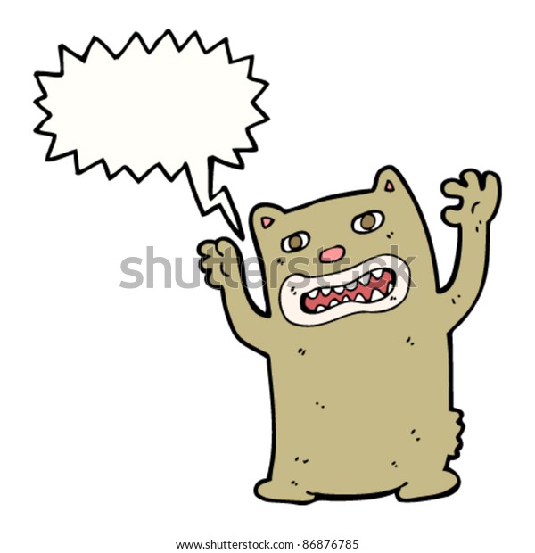 Fierce Beast Cartoon Stock Vector (Royalty Free) 86876785 | Shutterstock