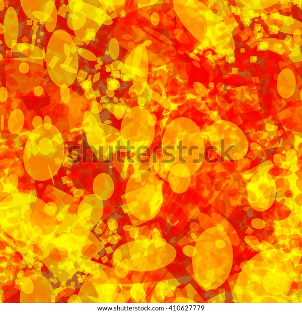 Fiery Color Spots Different Shapes Abstract Stock Vector (Royalty Free ...