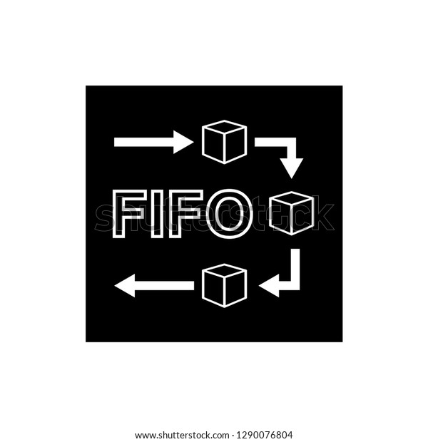 「Fifo Icon Vector Illustration Sign Symbol」のベクター画像素材（ロイヤリティフリー ...