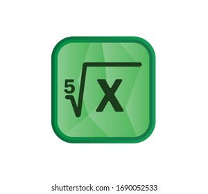 Fifth Root Icon Math Icon Stock Vector (Royalty Free) 1690052533 ...