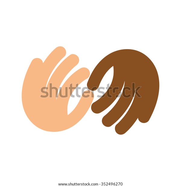 Fight Against Racism Vector Logo No Stock Vector (Royalty Free ...