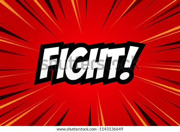 Fight Background Template Retro Style Fast Stock Vector (Royalty Free ...