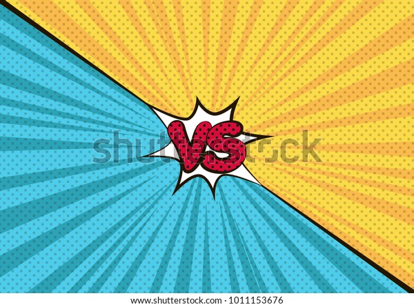 Fight Backgrounds Comics Style Design Pop Stock Vector (Royalty Free ...
