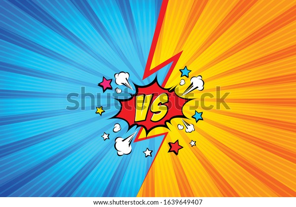 Fight Backgrounds Comics Style Design Vector Stock Vector (Royalty Free ...
