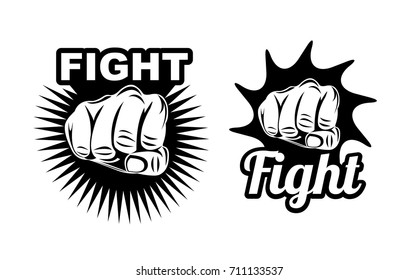 Fight Icons Stock Vector (Royalty Free) 711133537 | Shutterstock