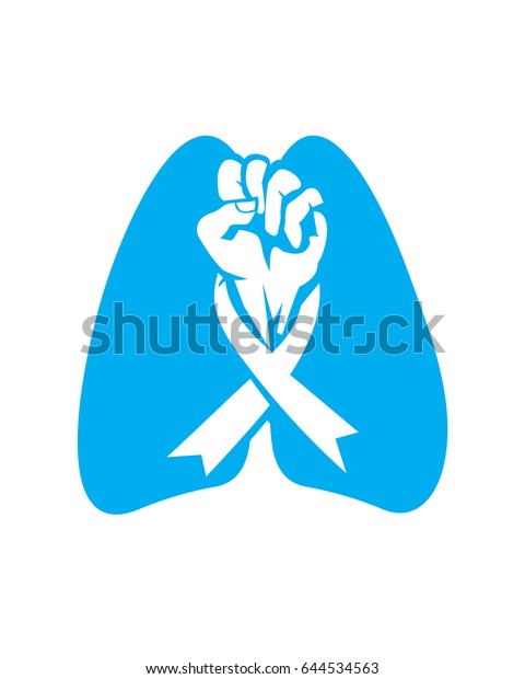 Fight Lung Cancer Stock Vector (Royalty Free) 644534563 | Shutterstock
