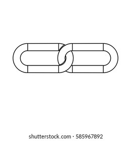Figure Chain Icon Stock Image Vector Stock Vector (Royalty Free ...
