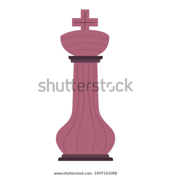 Figure Chess King Cartoon Style Free Stock Vector (Royalty Free ...