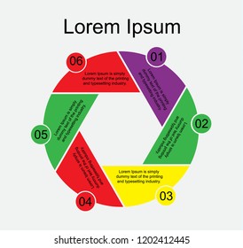 Figure Depicts Infographic Multicircle Infographic Circle Stock Vector ...