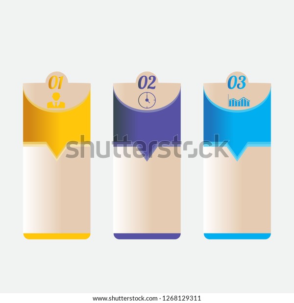 Figure Infographic Text Icons Numbers Infographics Stock Vector ...