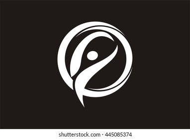 Figure Logo Vector Stock Vector (Royalty Free) 445085374 | Shutterstock