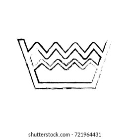 Figure Pail Water Level Clean Clothes Stock Vector (Royalty Free ...