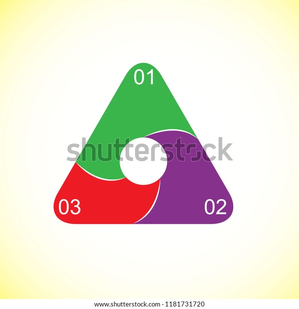 Figure Shows Infographic Triangle Text Infographics Stock Vector ...
