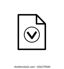 File Approved Icon Stock Vector (Royalty Free) 656179444 | Shutterstock