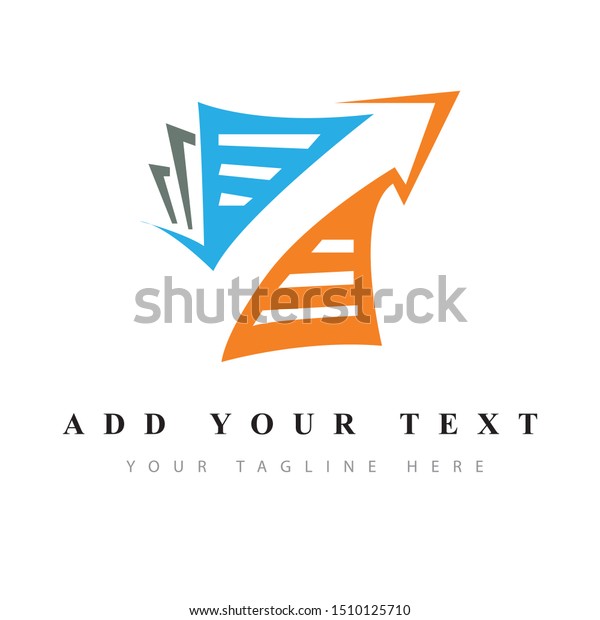 File Delivery Icon Logo Design Illustration Stock Vector (Royalty Free ...