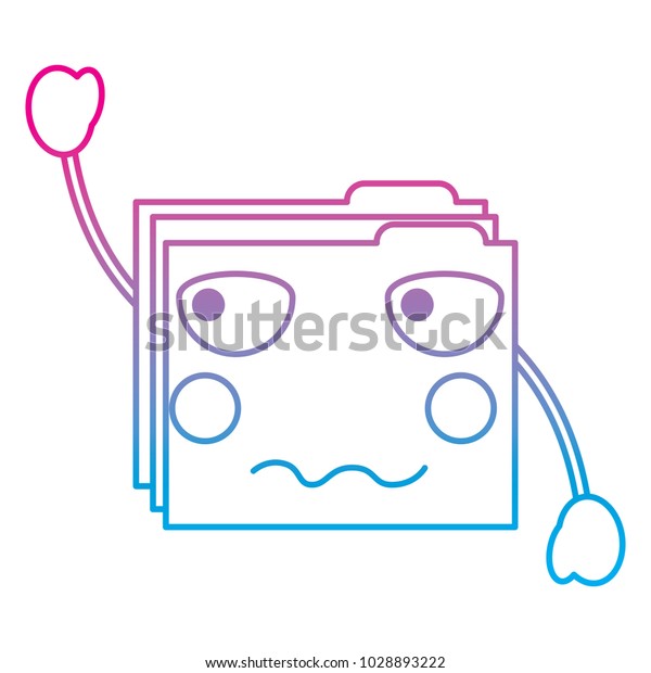 File Folder Angry Emoji Icon Image: เวกเตอร์สต็อก (ปลอดค่าลิขสิทธิ์ ...