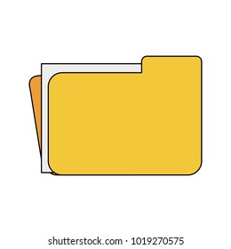 File Folder Symbol Stock Vector (Royalty Free) 1019270575 | Shutterstock