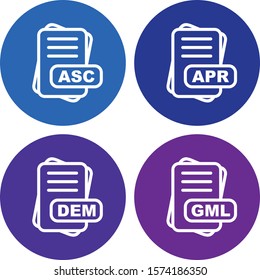 230 Asc File Format Icon Images, Stock Photos & Vectors | Shutterstock