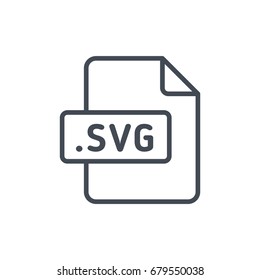 File Format Line Svg Stock Vector (Royalty Free) 679550038 | Shutterstock