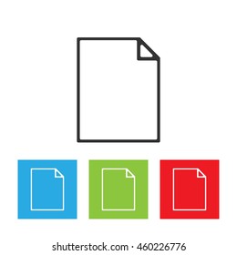 File Icon Simple Picture File Isolated Stock Vector (Royalty Free ...