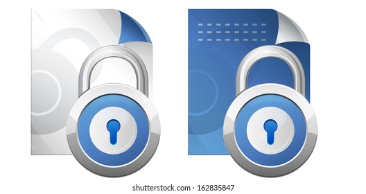 File Locked Illustration Stock Vector (Royalty Free) 162835847 ...
