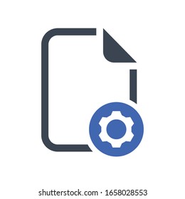 File Setting Icon Vector Graphics Stock Vector (Royalty Free ...