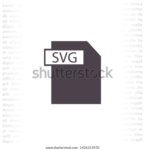 File Swg Vector Icon 10 Eps Stock Vector (Royalty Free) 1426153970 ...