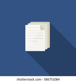 Files Documents Office Paper Blue Stock Vector (Royalty Free) 586751084 ...