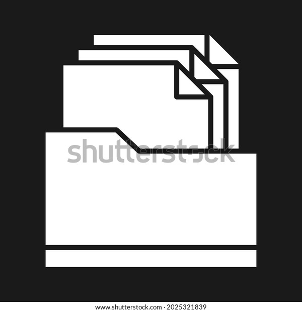Files Folder Docment Icon Vector Image Stock Vector (Royalty Free ...