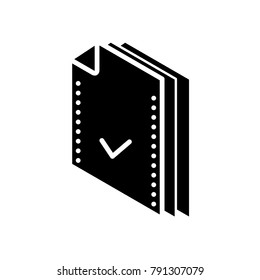 Files Folders Iso Accepted File Stock Vector (Royalty Free) 791307079 ...