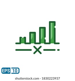 Filled Line Style Icon No Network Stock Vector (Royalty Free ...