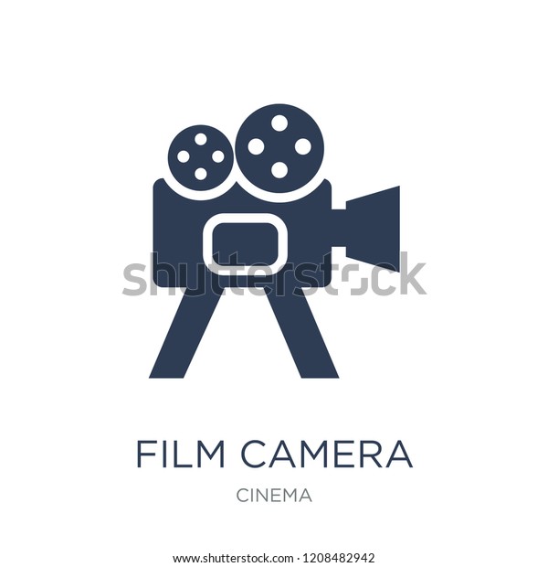 Film Camera Icon Trendy Flat Vector Stock Vector (Royalty Free ...