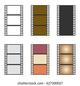 Film Flat Design Vector Illustration Vector Stock Vector (Royalty Free ...