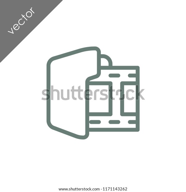 Film Folder Icon Stock Vector (Royalty Free) 1171143262 | Shutterstock