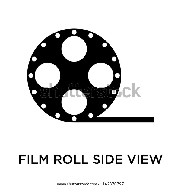 Film Roll Side View Icon Vector: เวกเตอร์สต็อก (ปลอดค่าลิขสิทธิ์ ...