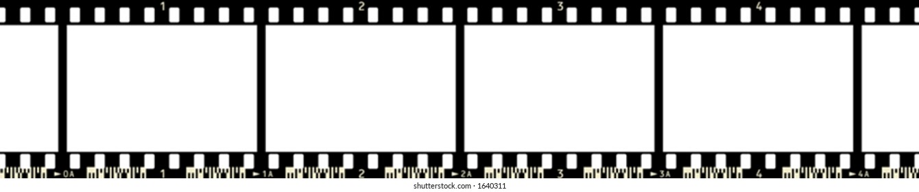 Film Strip 4 Frames Numbers Code Stock Vector (Royalty Free) 1640311 ...