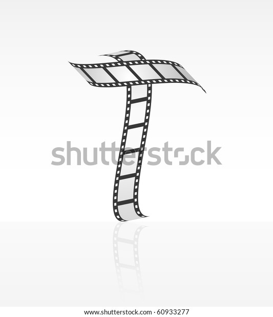 Filmstrip Font Stock Vector (Royalty Free) 60933277