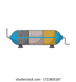 Filtration Tank Vector Icon Cartoon Vector Stock Vector (Royalty Free ...