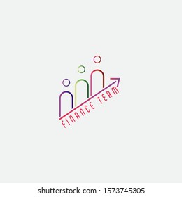 Finance Group Modern Community Logo Teamwork Stock Vector (Royalty Free ...