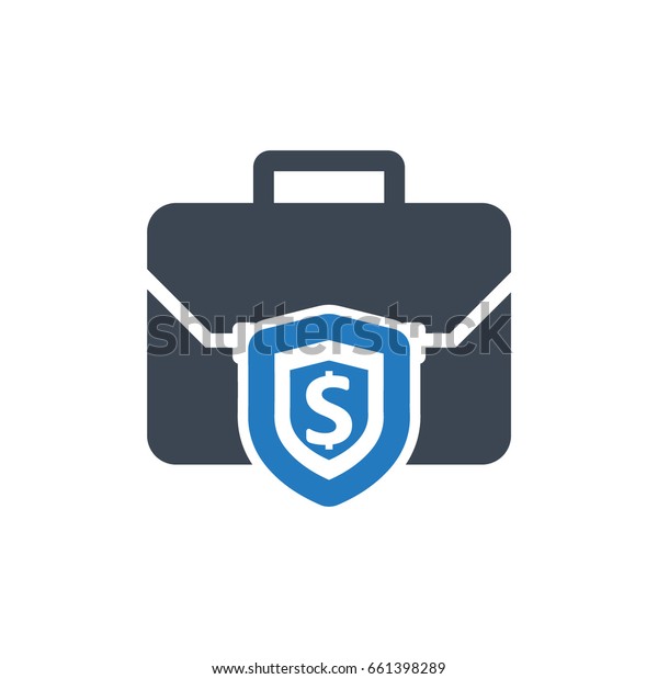 Finance Protection Icon Stock Vector (Royalty Free) 661398289 ...